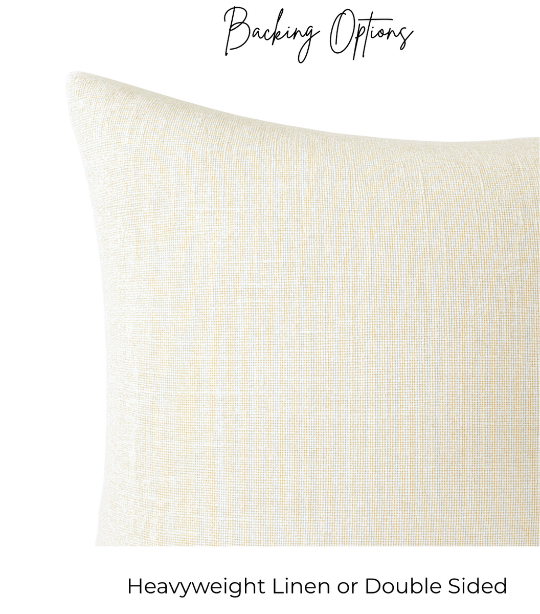 Samarkand Pillow Cover in Blue Green on White, Peter Dunham Textiles ...