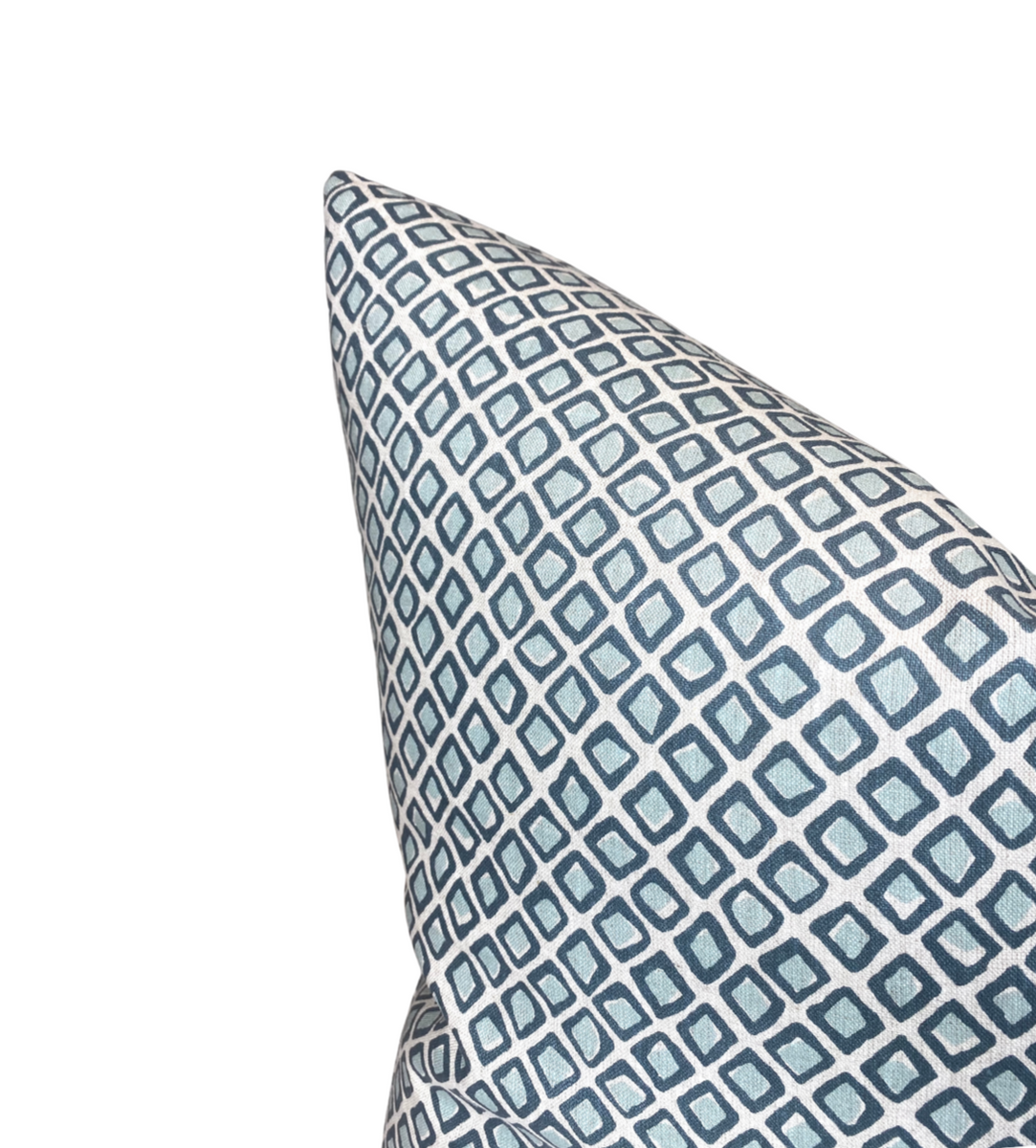 Diamond Buti Pillow Cover in Light Blue, Walter G Textiles – DEKOWE